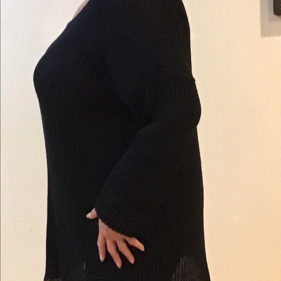 Hebbeding | Sweaters | Hebbeding Black Long Top Size 2 Us 8 Linen ...